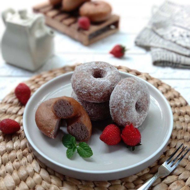 Resep Donat Taro Eggless #JagoMasakMinggu1Periode3 Sederhana Rumahan di ...