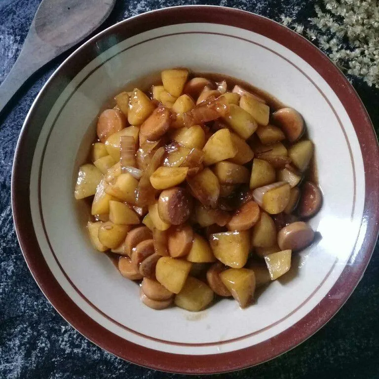 Resep Kentang Sosis Saus Teriyaki Jagomasakminggu1periode3 Sederhana