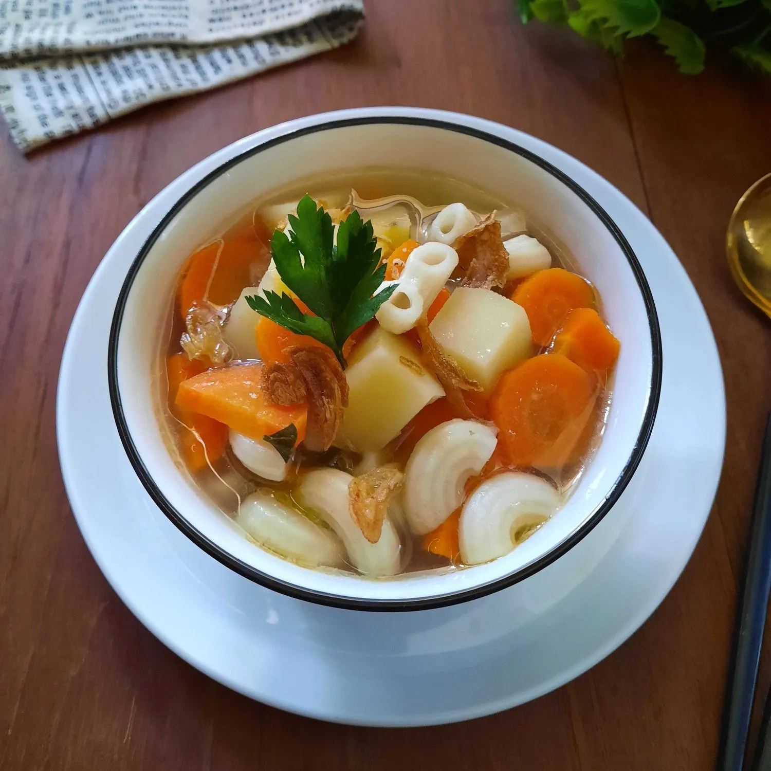 Resep Sop Kentang Wortel Makaroni Jagomasakminggu1periode3 Sederhana