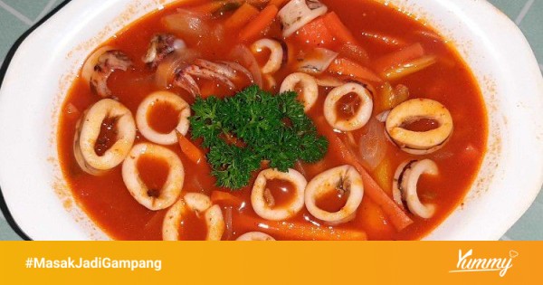 Resep Cumi Asam Manis Sederhana Rumahan Di Yummy App