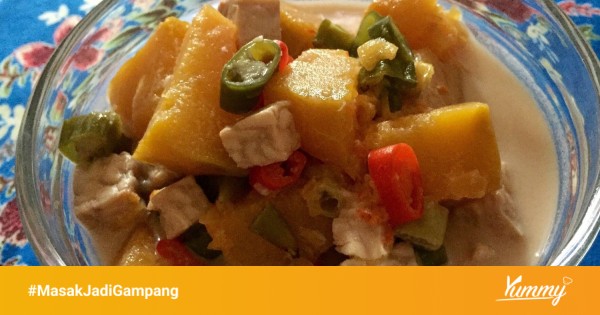 Resep Sayur Labu Kuning Santan Sederhana Rumahan Di Yummy App