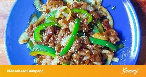 Resep Beef Yakiniku Sederhana Rumahan Di Yummy App