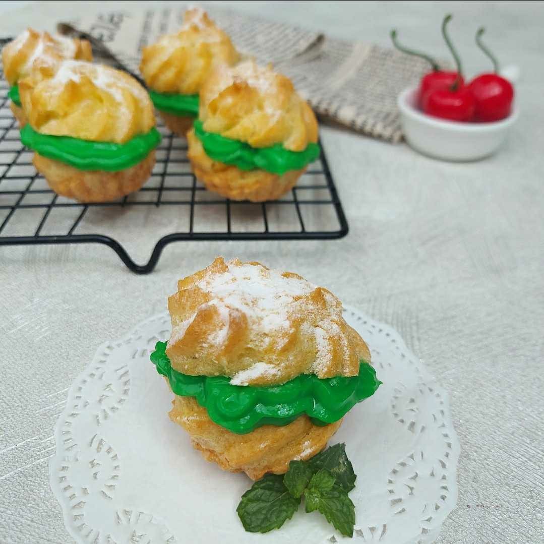 Resep Soes Vla Pandan #JagoMasakMinggu2Periode3 Sederhana Rumahan di Yummy App