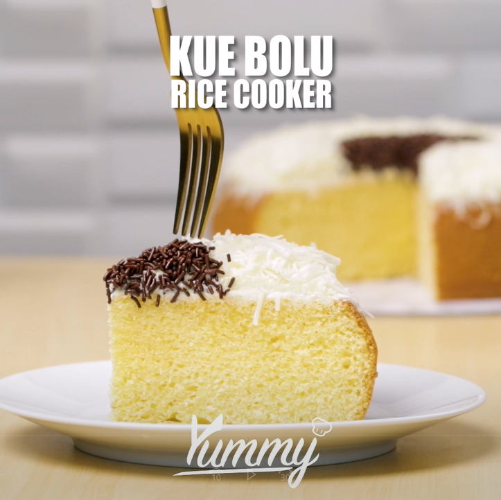 Resep Kue Bolu Rice Cooker Sederhana Rumahan di Yummy App