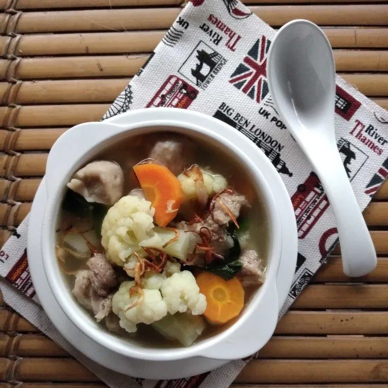 Resep Sop Sapi Dan Kembang Kol Jagomasakminggu3periode3 Sederhana