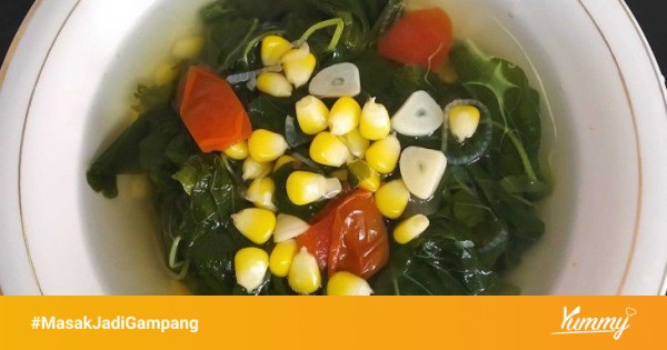 Resep Sayur Bening Bayam Jagung Sederhana Rumahan Di Yummy App
