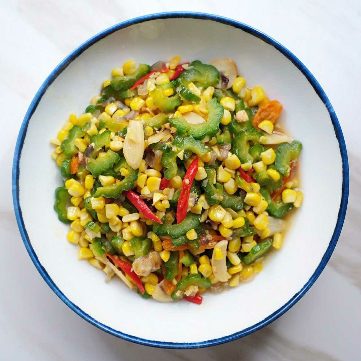 Resep Tumis Pare dan Jagung Manis Sederhana Rumahan di Yummy App