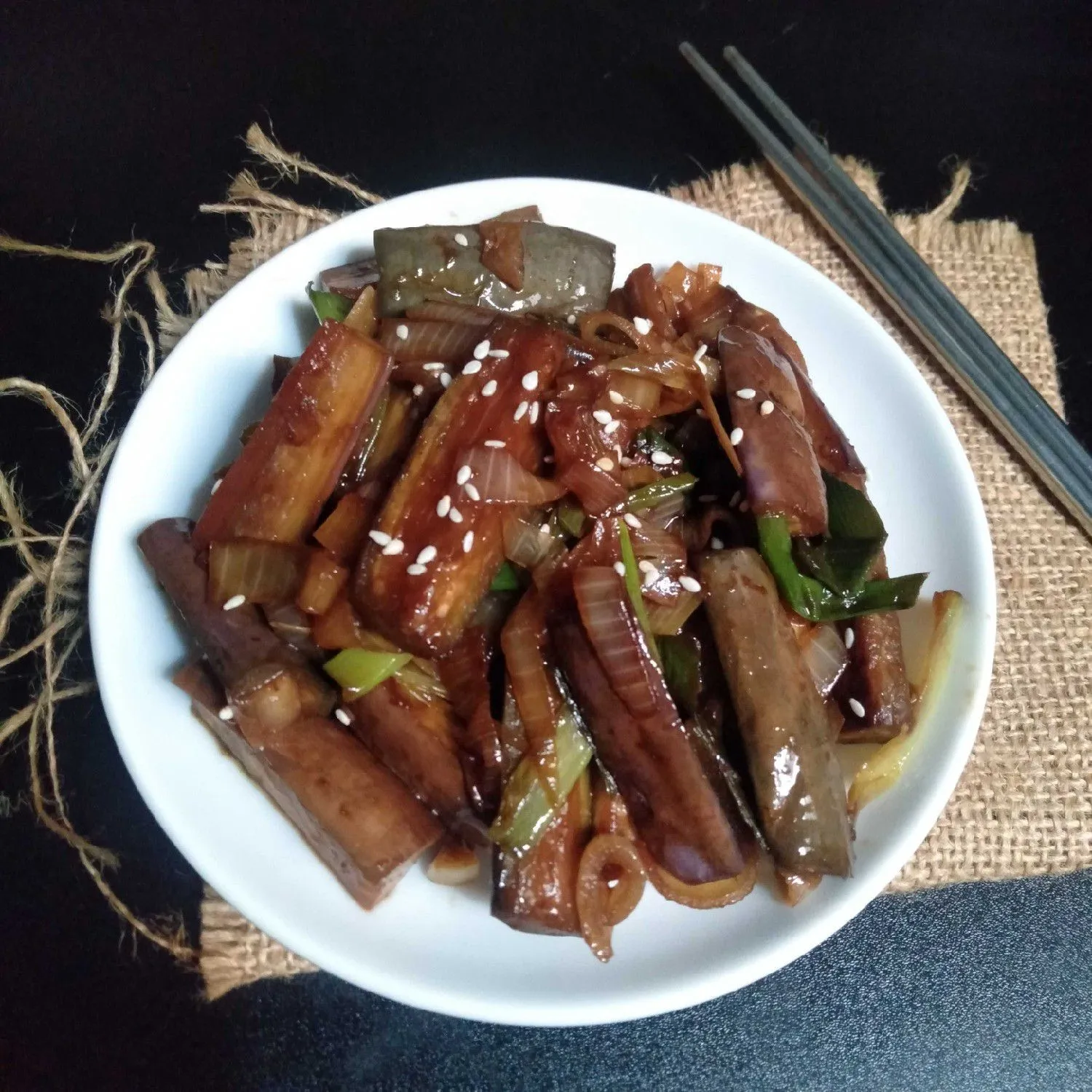 Resep Tumis Terong Daun Bawang Sederhana Rumahan Di Yummy App
