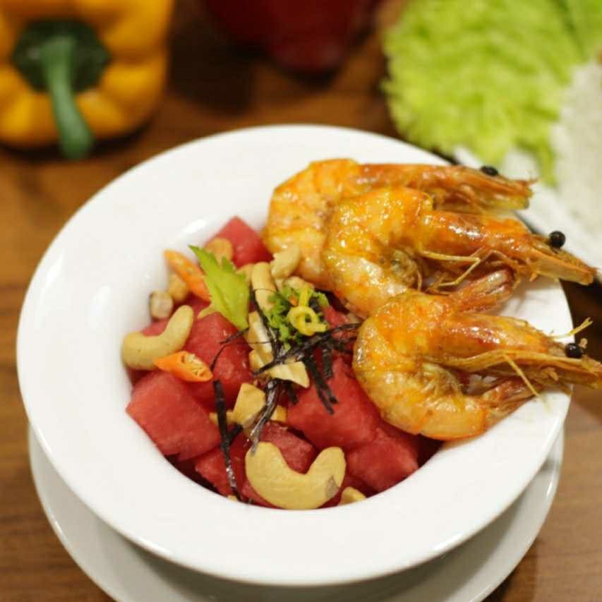 Resep Salad Semangka Udang #JagoMasakMinggu5Periode3 Sederhana Rumahan ...