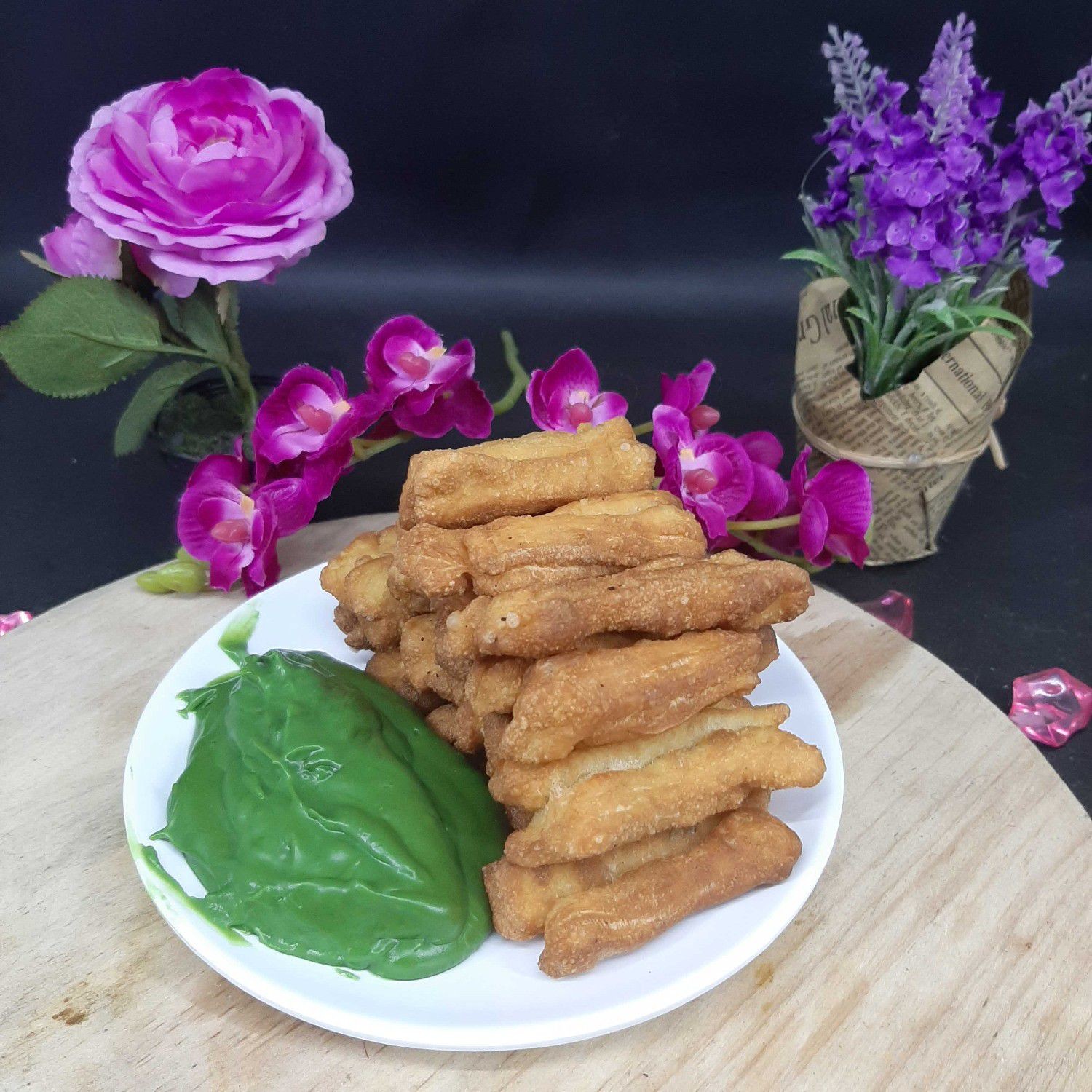 Resep Cakwe Mini Green Tea Sauce #JagoMasakMinggu5Periode3 Sederhana ...