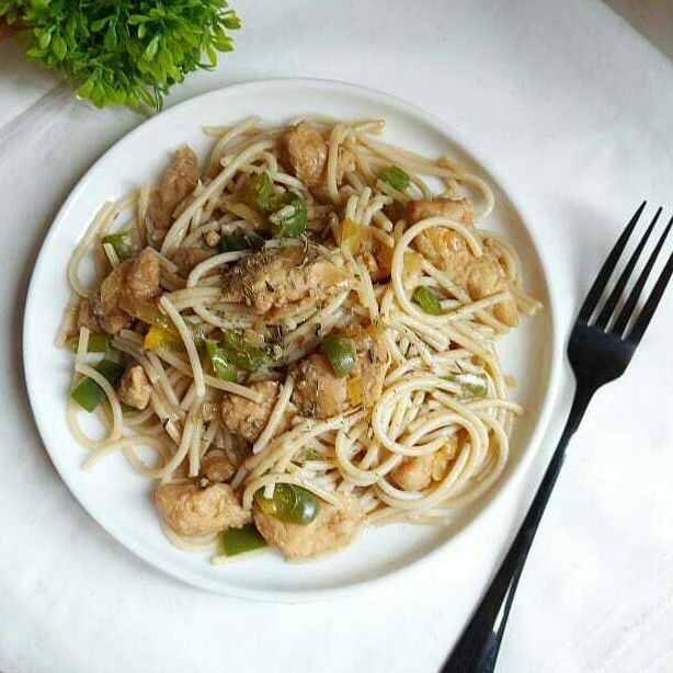 Resep Spaghetti Ayam Kecap Jagomasakminggu5periode3 Sederhana Rumahan