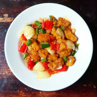 ikan goreng saus asam manis pedas