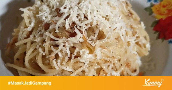Resep Spaghetti Tuna Pedas Sederhana Rumahan Di Yummy App
