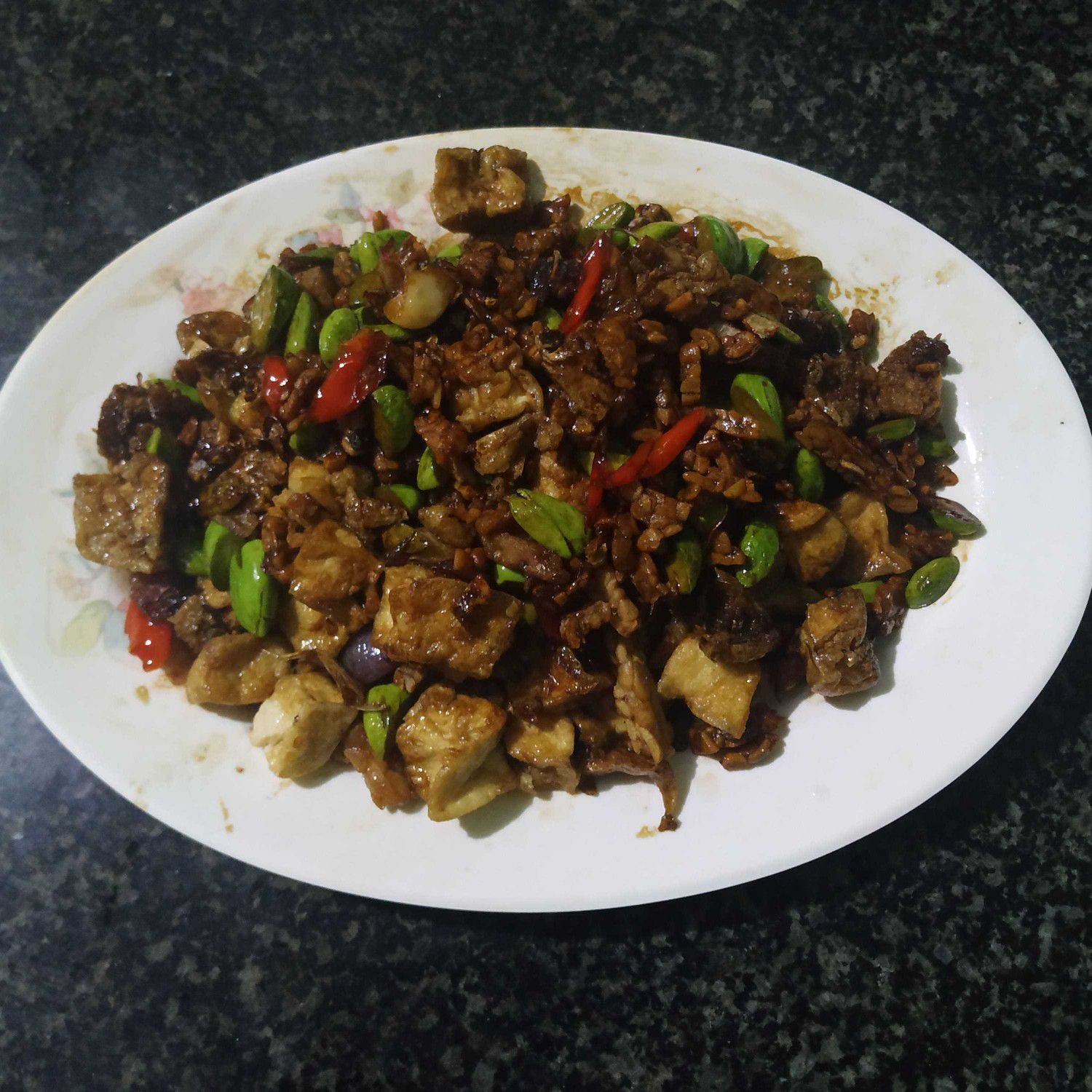 Resep Oseng Tahu Tempe Pete Sederhana Rumahan di Yummy App