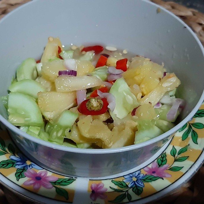 Resep Acar Mentimun Nanas Sederhana Rumahan di Yummy App
