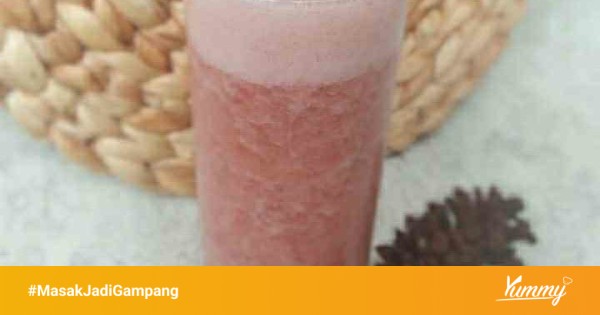 Resep Strawberry Smoothie Sederhana Rumahan Di Yummy App