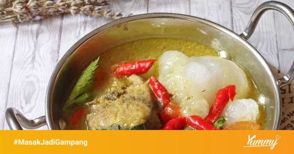 Resep Papeda Ikan Kuah Kuning Jagomasakminggu10periode3 Sederhana