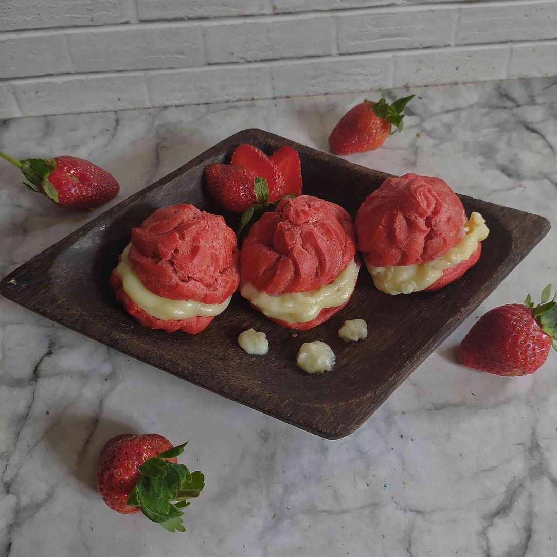Resep Kue Sus Merah Putih #RoadtoIMY Sederhana Rumahan di Yummy App