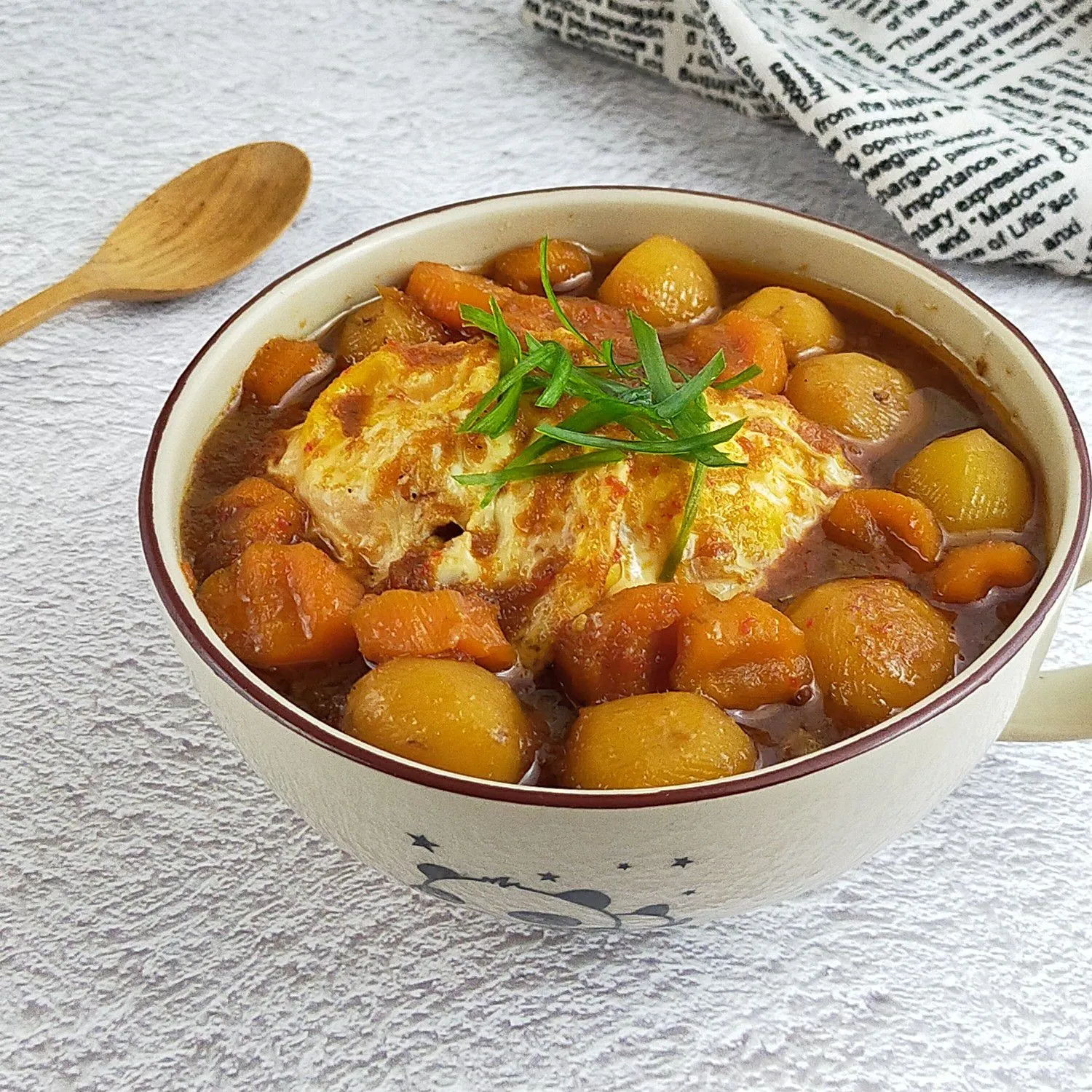 Resep Semur Kentang Wortel Telur Ceplok Sederhana Rumahan di Yummy App