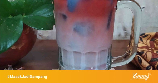 Resep Es Susu Secang Telang Imyocc2 Sederhana Rumahan Di Yummy App