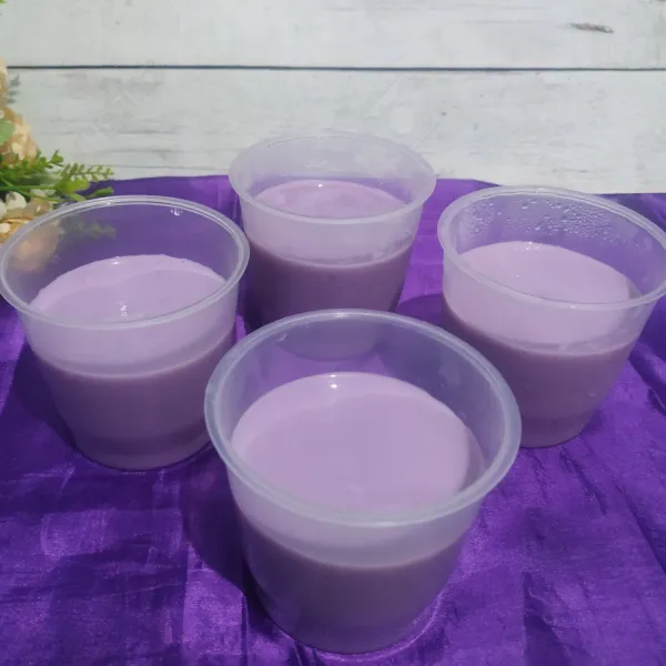Resep Silky Puding Taro Sederhana Rumahan di Yummy App