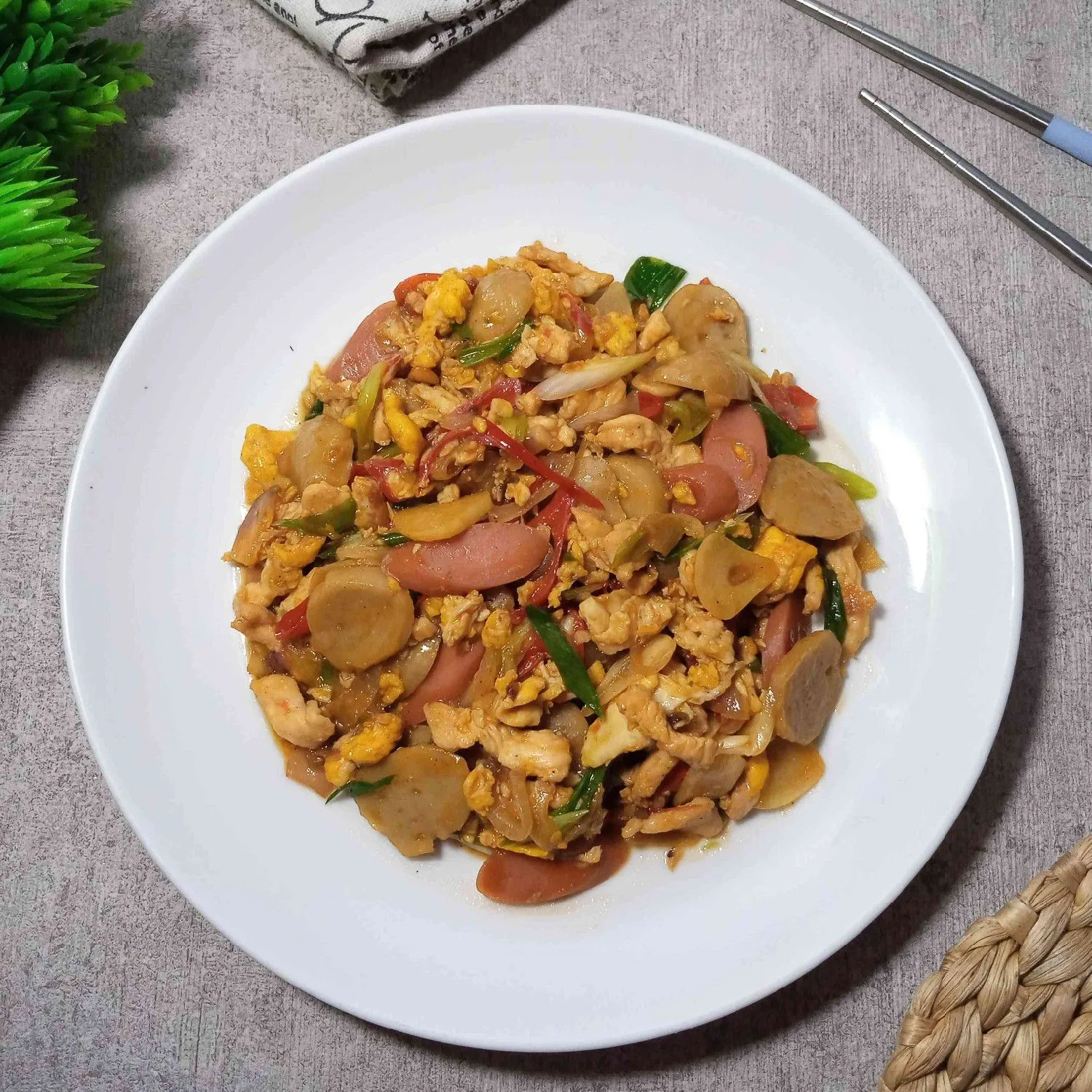 Resep Oseng Bakso Sosis Sederhana Rumahan di Yummy App