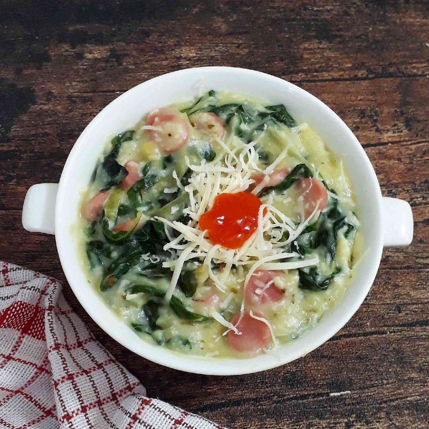 Resep Spinach Cheese Cream Sederhana Rumahan di Yummy App