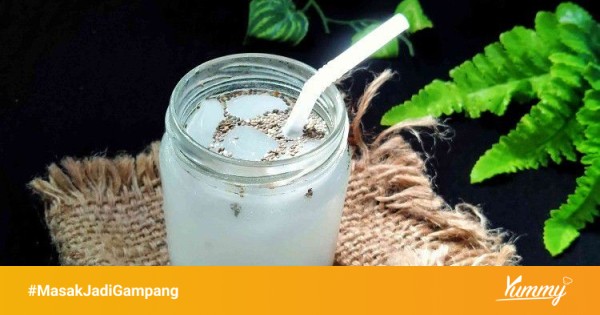 Resep Es Madu Kelapa Muda Chiaseed Sederhana Rumahan Di Yummy App