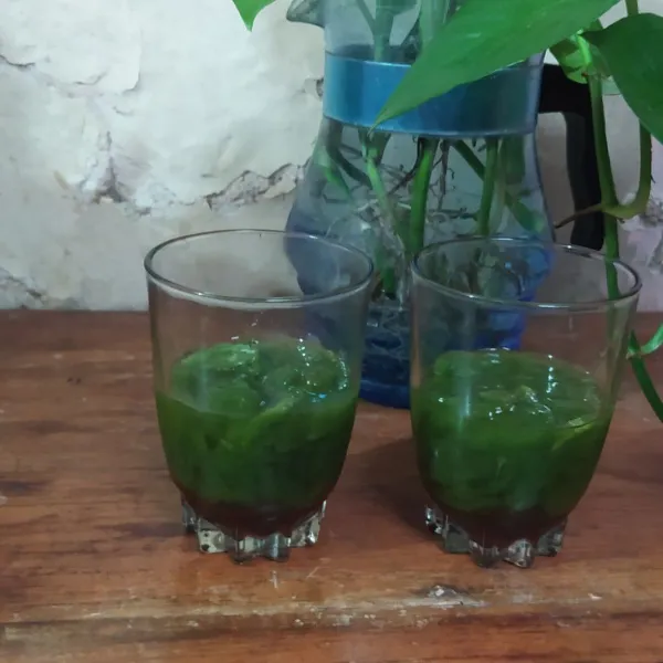 Resep Es Cincau Santan Gula Merah Sederhana Rumahan Di Yummy App
