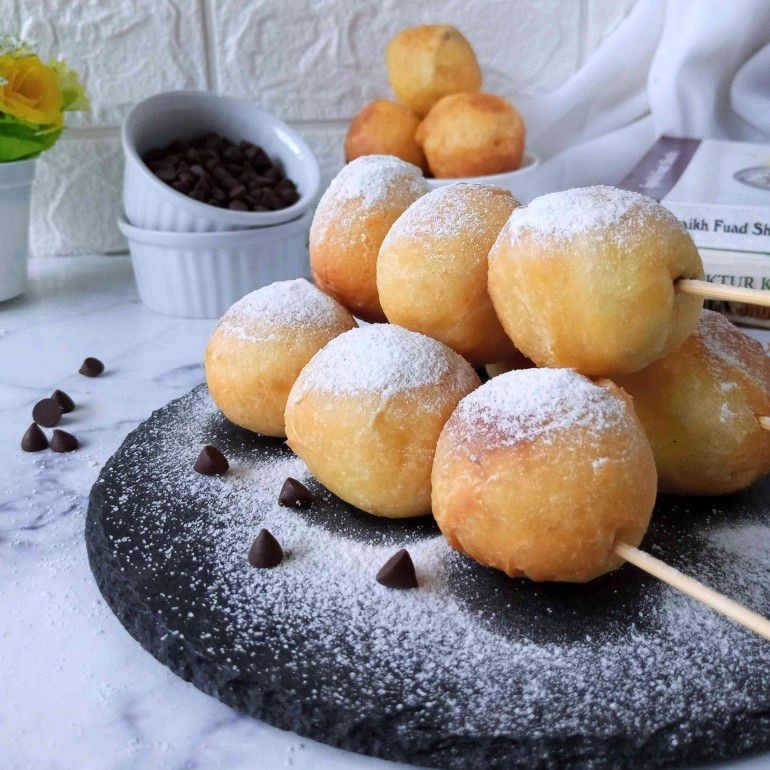 Resep Donat Sate Sederhana Rumahan di Yummy App