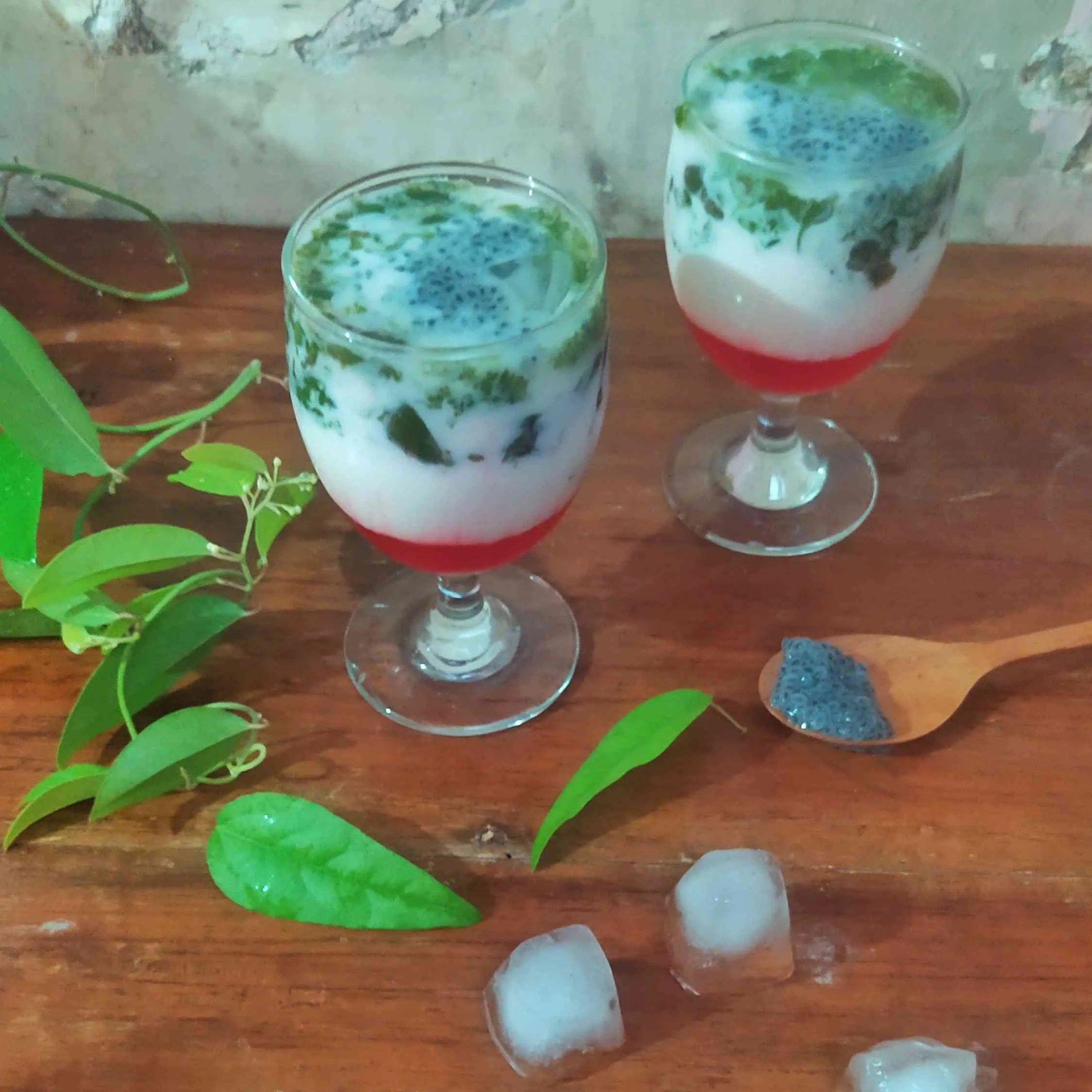 Resep Es Cincau Susu Sirup Coco Pandan Sederhana Rumahan di Yummy App