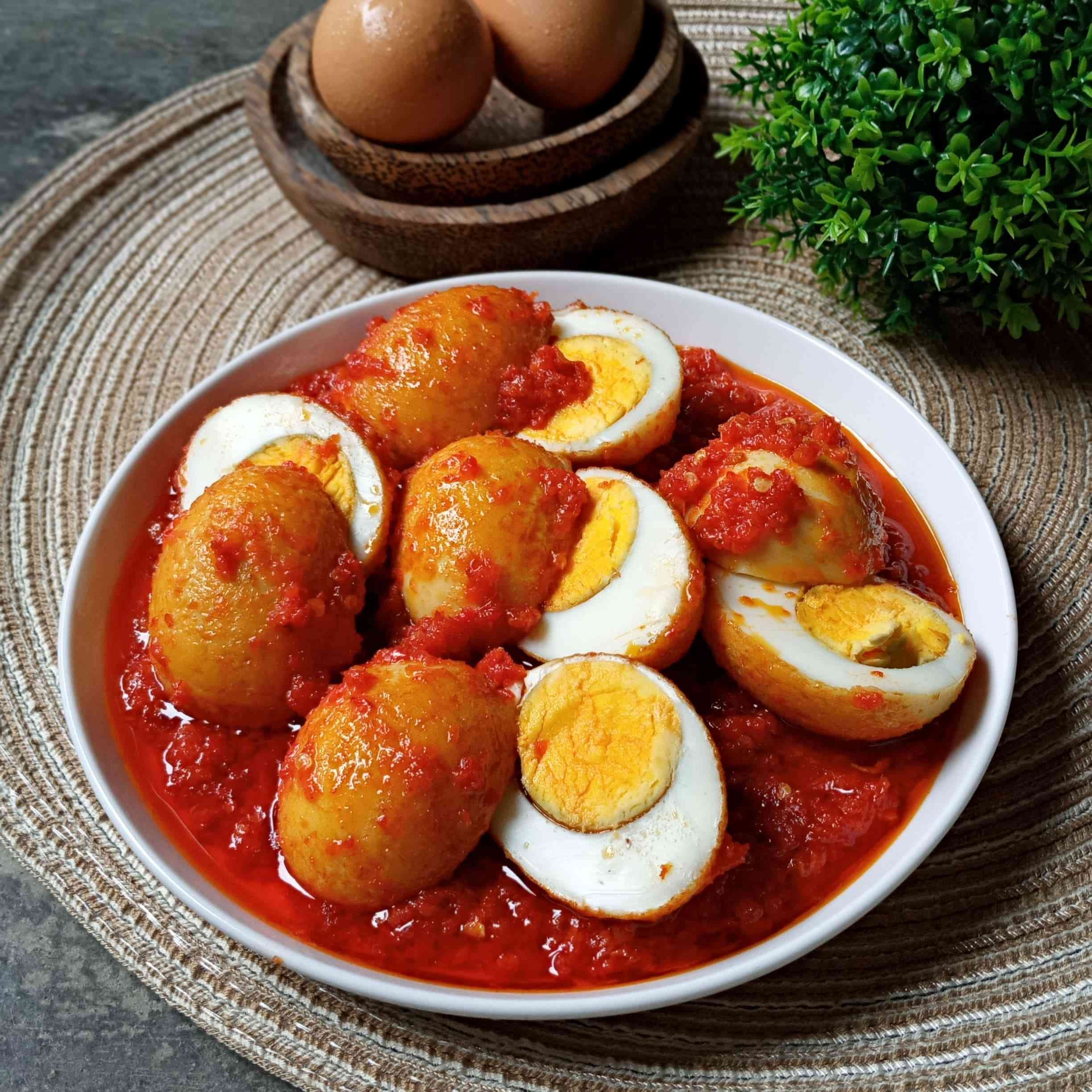 Resep Talua Balado (Telur balado) Sederhana Rumahan di Yummy App