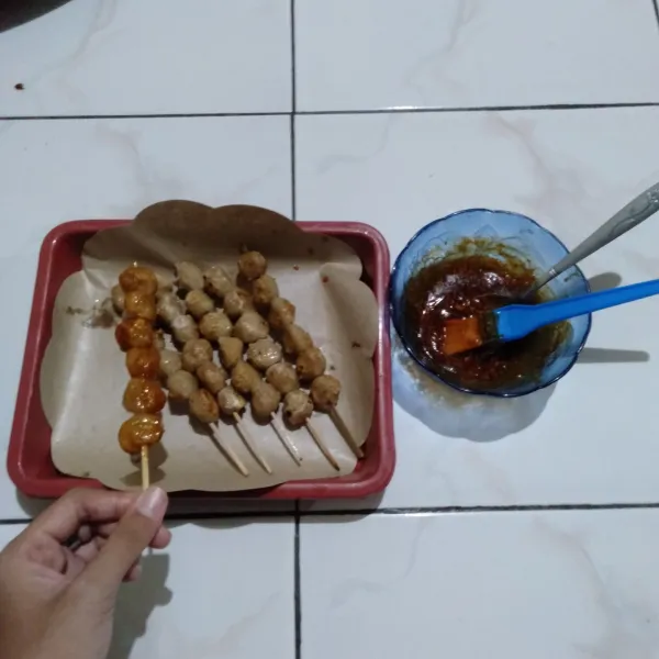 Resep Pentol Bakar Teflon Bumbu Kacang Sederhana Rumahan Di Yummy App
