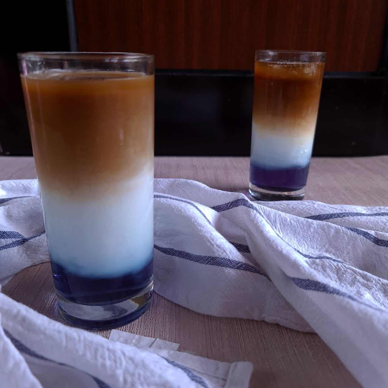 Resep Es Kopi Bunga Telang Sederhana Rumahan dari Galia Salfitri