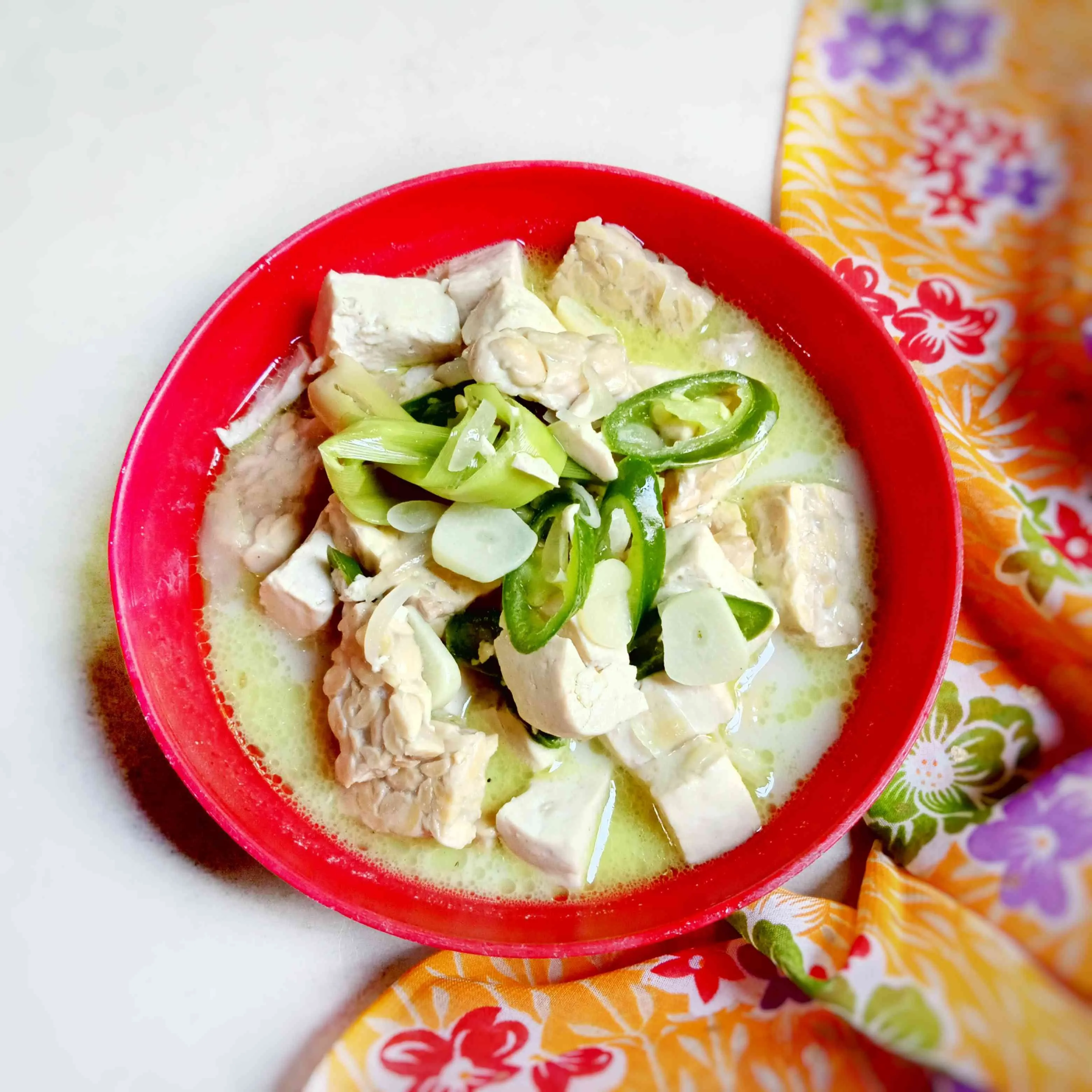 Resep Lodeh Putih Tahu Dan Tempe Sederhana Rumahan Di Yummy App