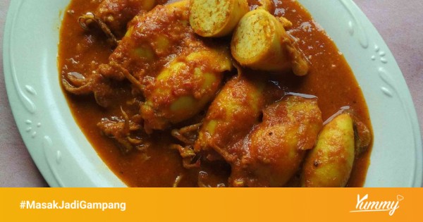 Resep Gulai Cumi Isi Tahu Telur Sederhana Rumahan Di Yummy App