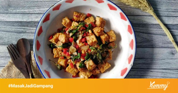 Resep Tumis Tempe Kemangi Sederhana Rumahan Di Yummy App