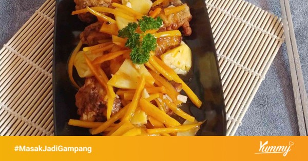 Resep Ayam Asam Manis Sederhana Rumahan Di Yummy App