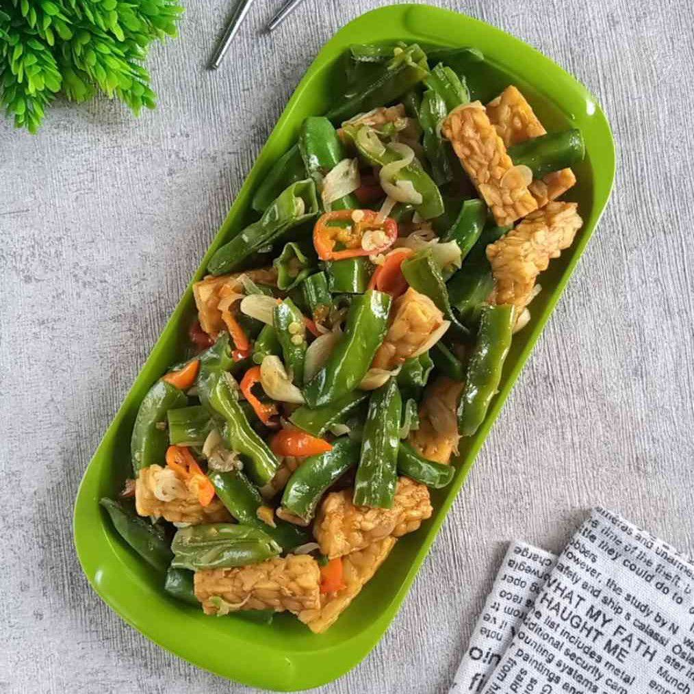 Resep Tumis Kecap Tempe Kacang Koro Sederhana Rumahan di Yummy App