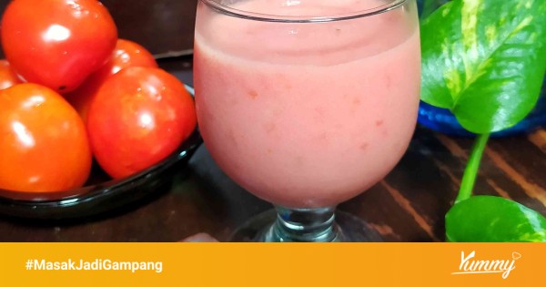 Resep Jus Tomat Creamy Sederhana Rumahan Di Yummy App