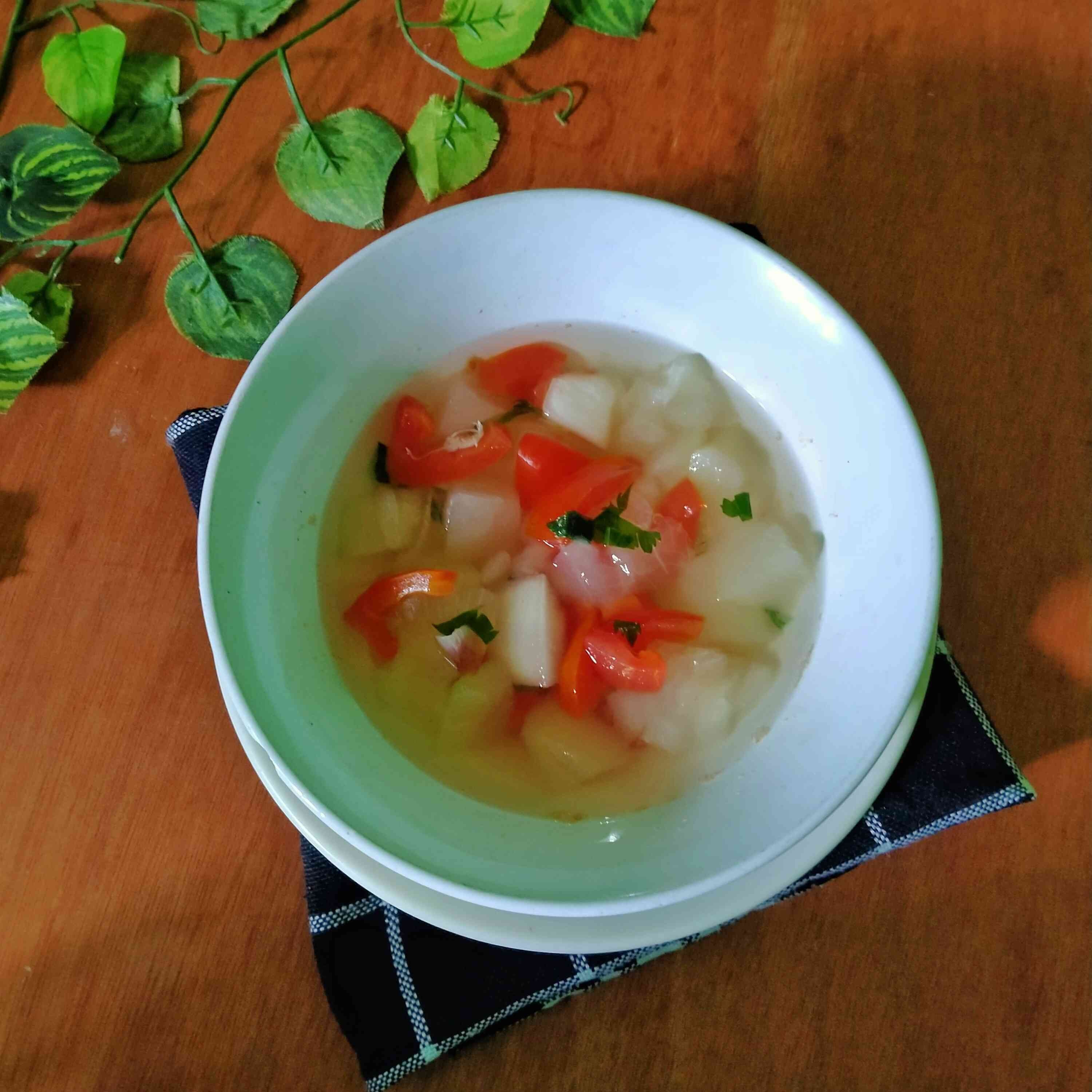 Resep Sayur Bening Labu Putih Tomat Sederhana Rumahan di Yummy App