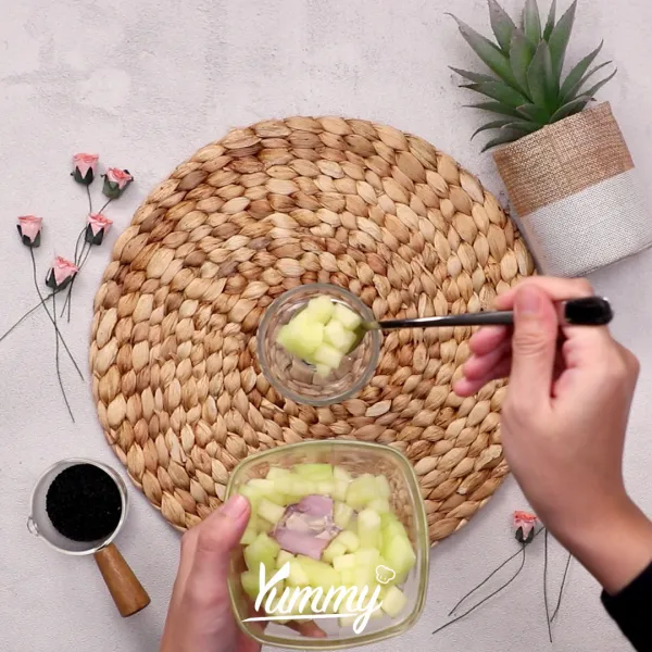 Resep Es Coco Melon Selasih Mudah dan Cepat