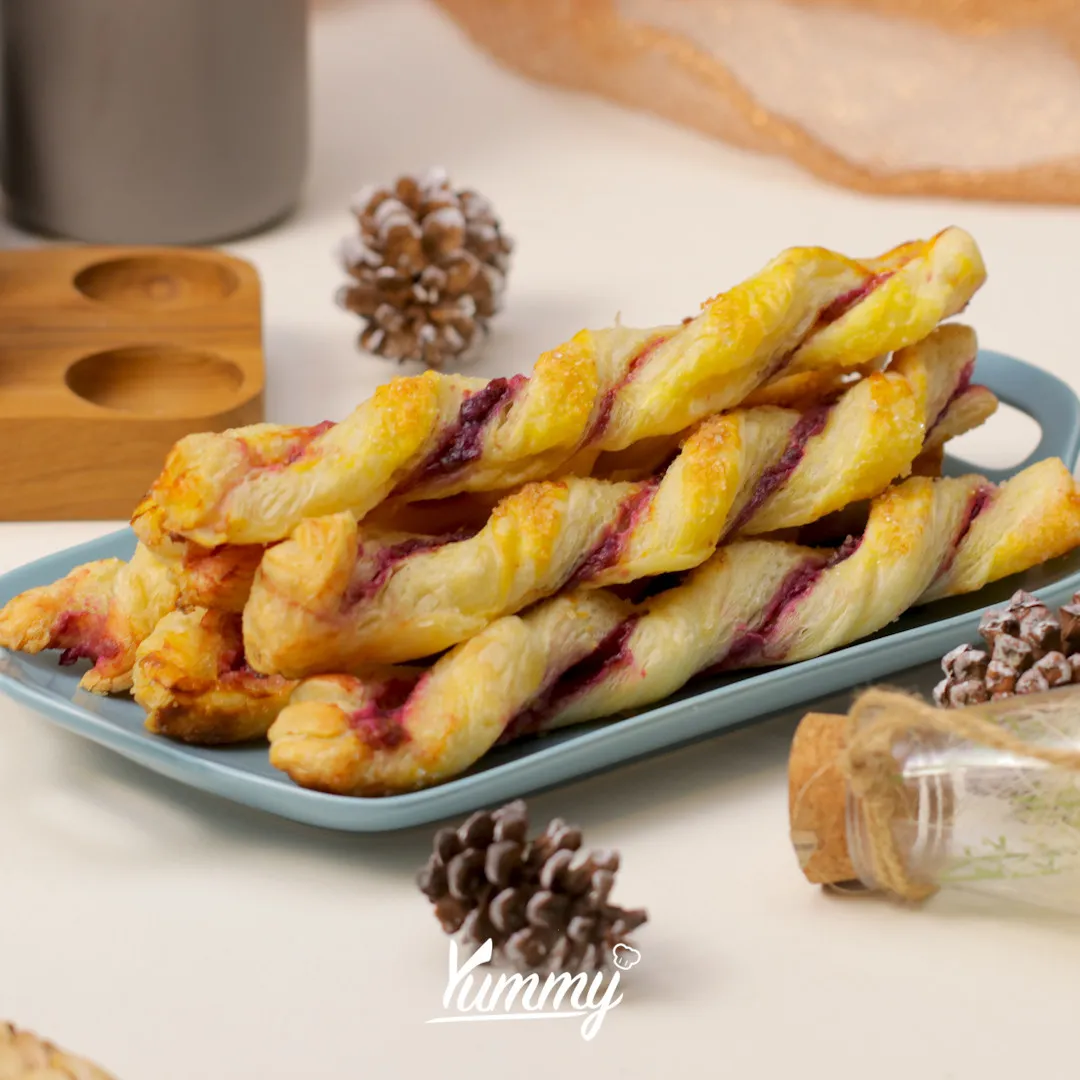 Resep Puff Stick Taro Mudah dan Cepat