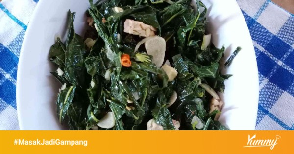 Resep Daun Singkong Tempe Masak Kencur Sederhana Rumahan di Yummy App Resep Daun Singkong Tempe Masak Kencur Sederhana Rumahan di Yummy App