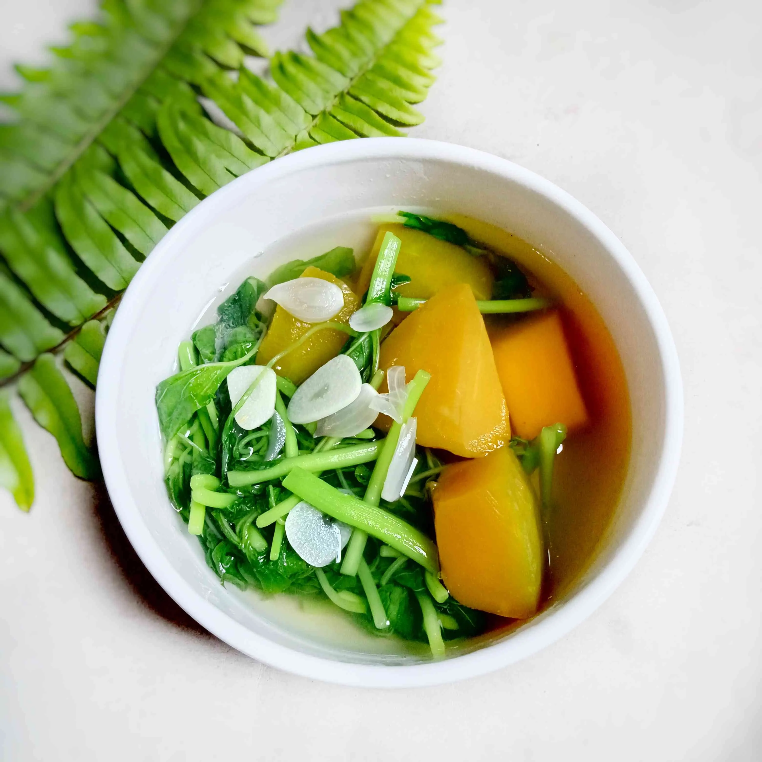 Resep Bening Bayam dan Labu Kuning Sederhana Rumahan di Yummy App