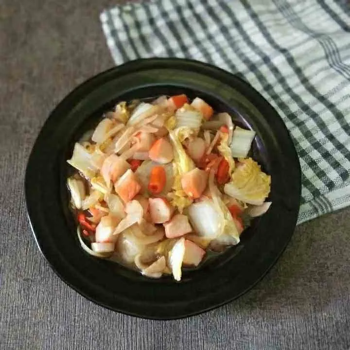 Resep Tumis Sawi Putih Crab Stick Sederhana Rumahan Di Yummy App