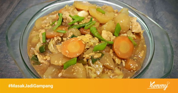 Resep Capcay Bakso Aci Telur Nyemek Sederhana Rumahan Di Yummy App