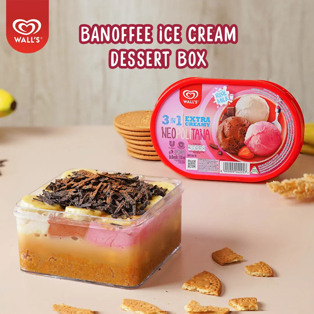 Resep Banoffe Dessert Box Sederhana Rumahan di Yummy App