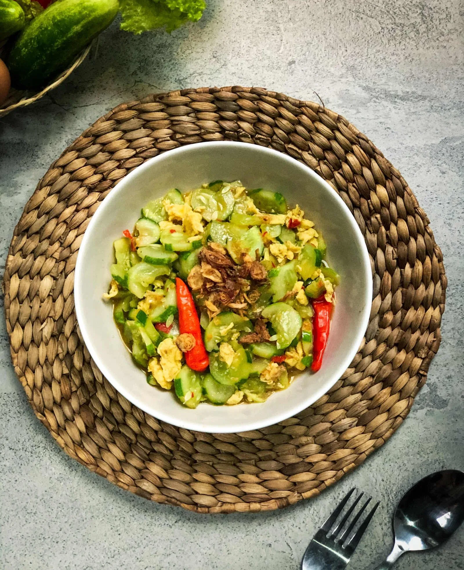 Resep Tumis Timun Telur Khas Bangka Sederhana Rumahan di Yummy App