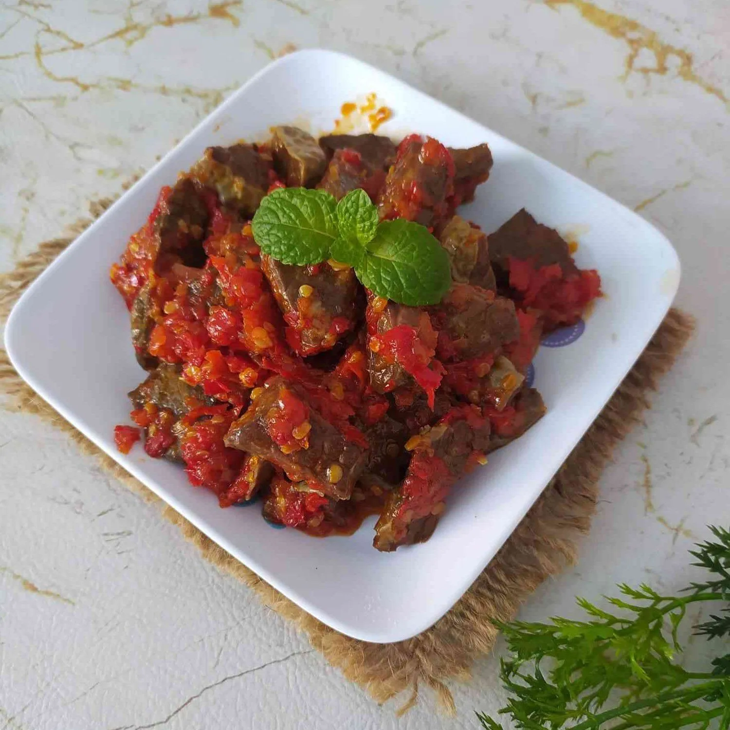 Resep Balado Paru Sapi Sederhana Rumahan di Yummy App Resep Balado Paru Sapi Sederhana Rumahan di Yummy App